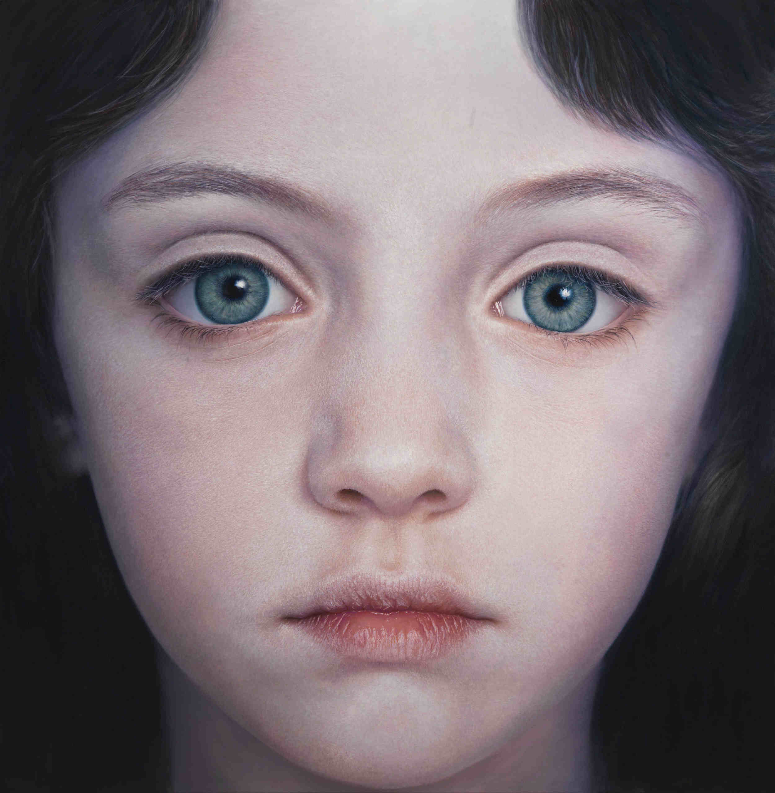 Helnwein Gottfried - original Paintings/Head of a Child 24 (Mollie ...