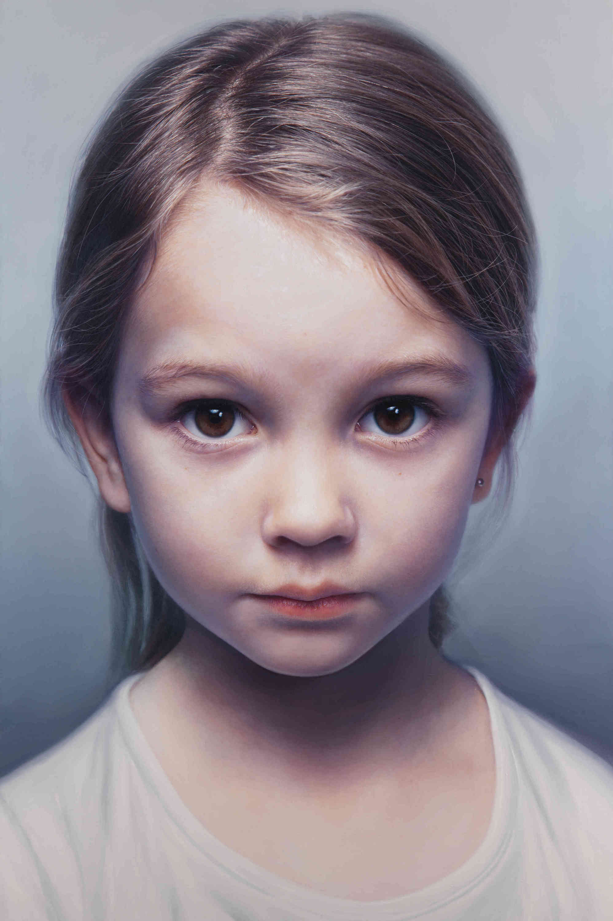 Helnwein Gottfried - original Paintings/Head of a Child 25 (Croi ...